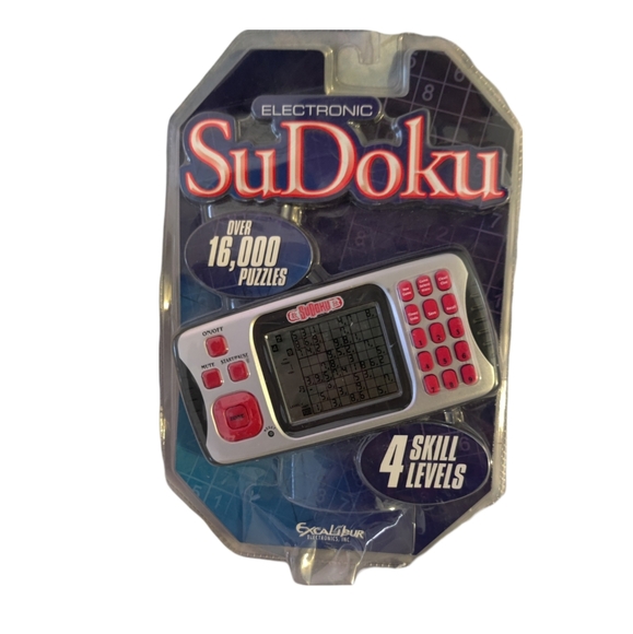 sudoku | Other | Excalibur Electronic Sudoku Handheld Game | Poshmark